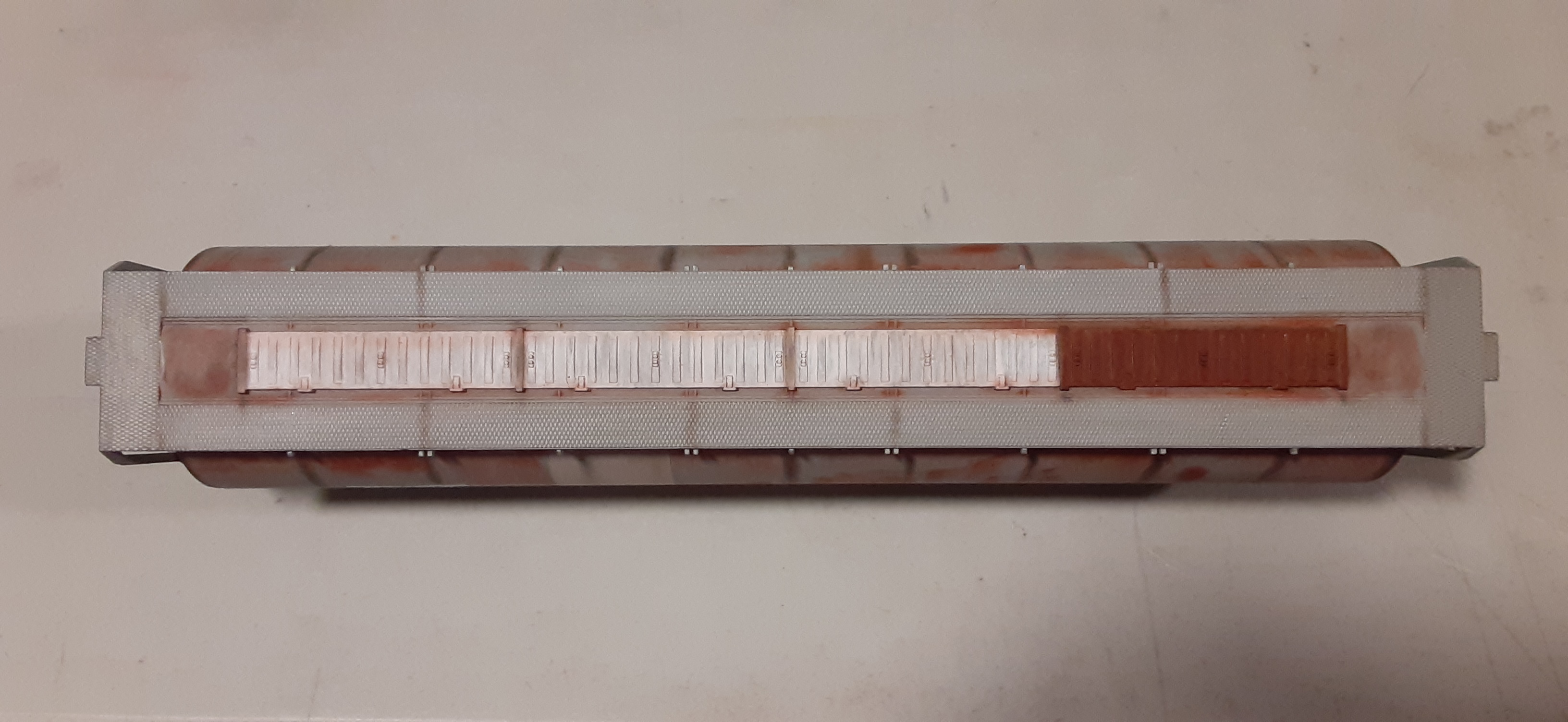 Weather and Patch a Basic Hopper – Dakota Modelers Group